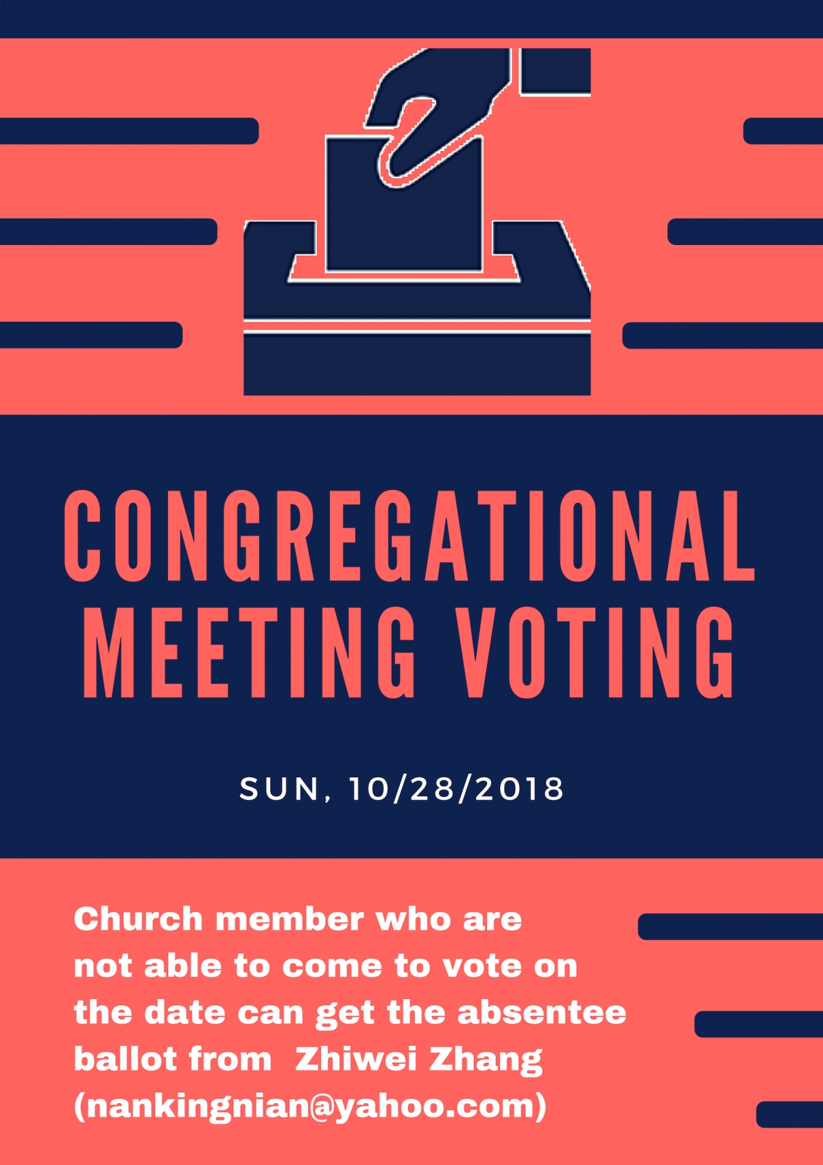 Congregational Voting Meeting - Grace Chinese Baptist Church of ...